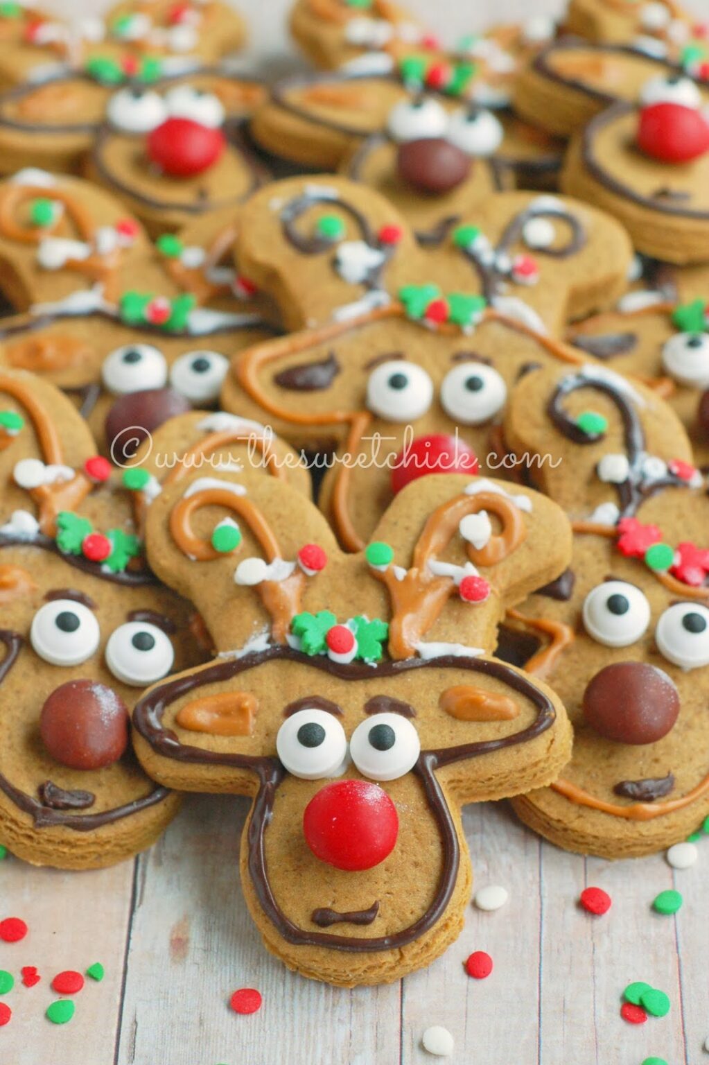 Reindeer Gingerbread Cookies